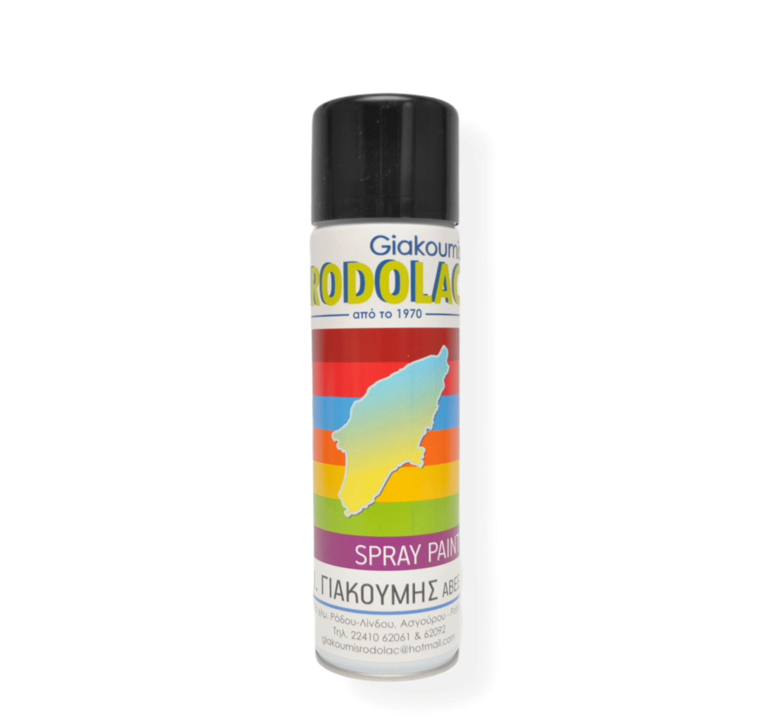 ΜΑΥΡΟ ΧΡΩΜΑ ΑΥΤΟΚΙΝΗΤΟΥ ΣΕ SPRAY-ΜΕ ΚΩΔ. ΟΧΗΜΑΤΟΣ 400ml RODOLAC ...